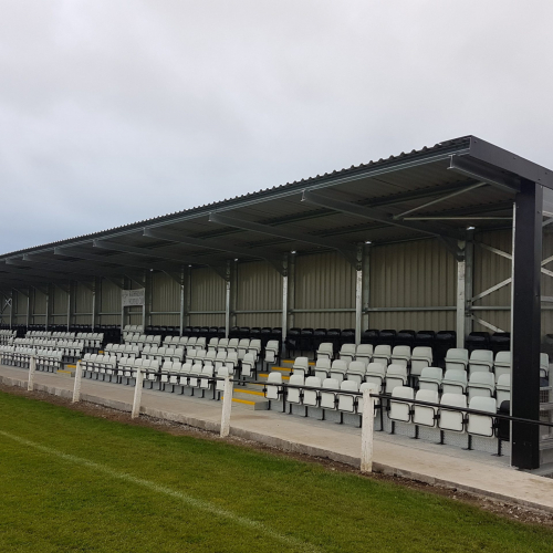 Spectator stands - Linton Fencing and Sports Grounds
